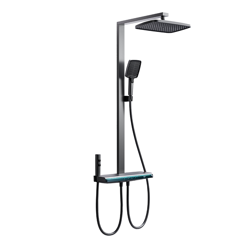 Shower System Thermostat Piano Key Shower Faucet Set with Digital ...