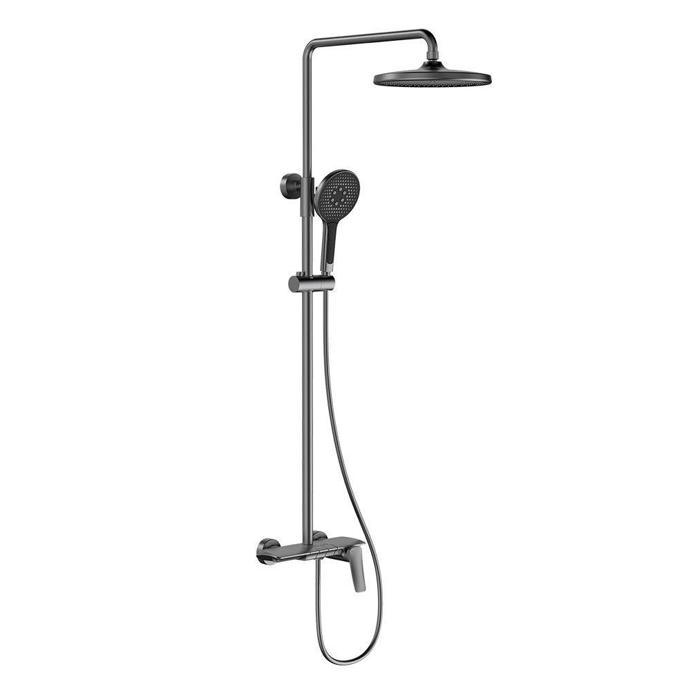 Gunmetal Grey Piano Key Shower System 3 Mode Hand Shower, 3 Function ...