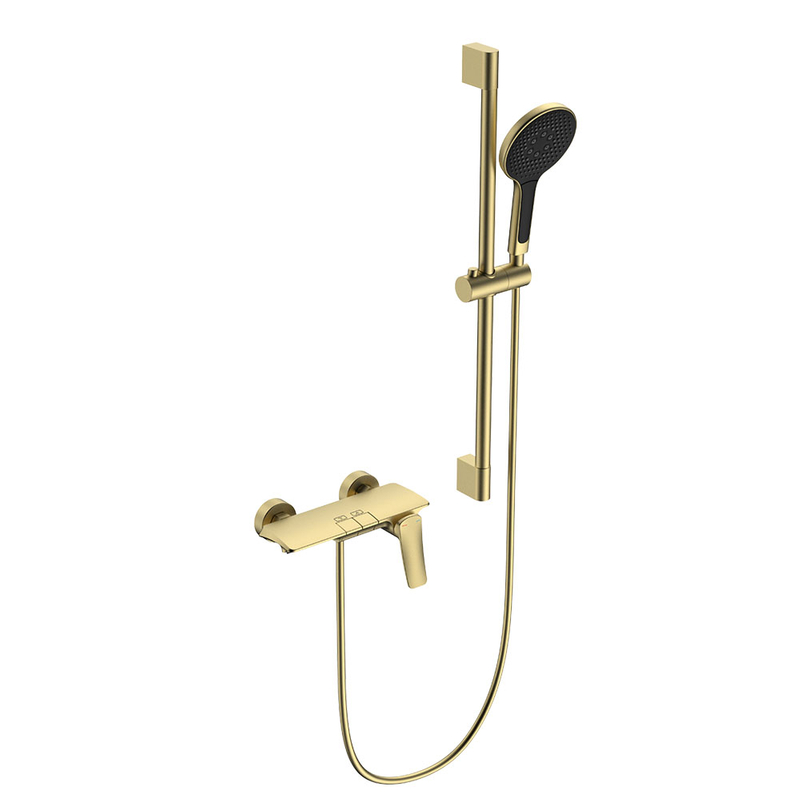Brushed gold piano key single function shower hand shower, high ...